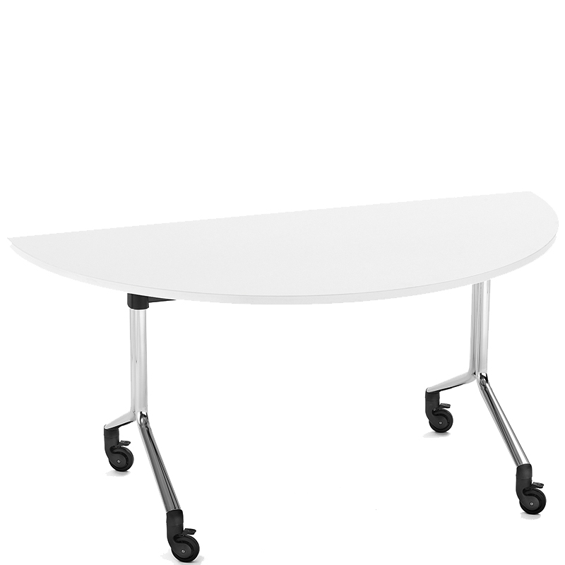 Flip top semi circular table | HSI Hospital Furniture | London & South East